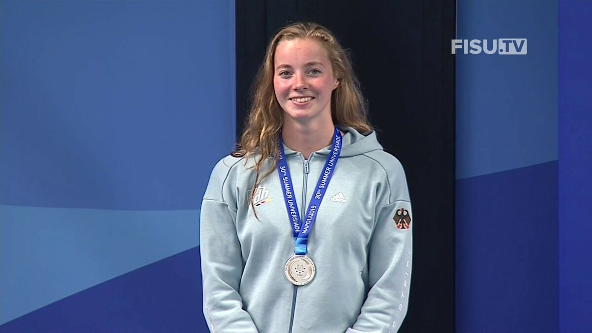 Napoli 2019 – 100m Freistil-Silber für Lisa Höpink, Jessica Felsner ...